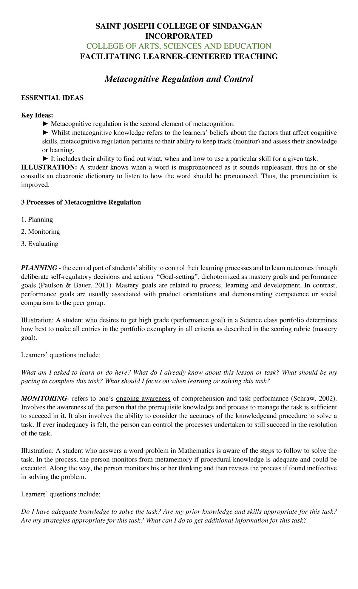 Max Scheler’s Hierarchy of Values - SAINT JOSEPH COLLEGE OF SINDANGAN ...