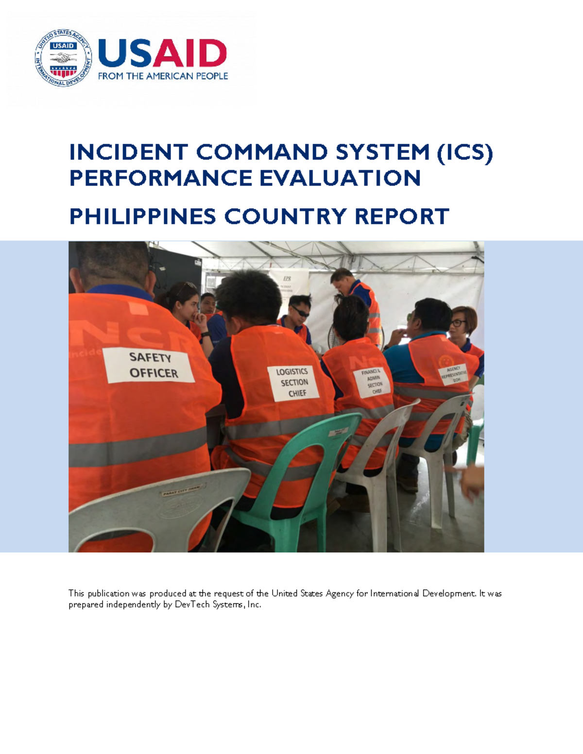 Performance Evaluation of the ICS Program in the Philippines - PA00MZJ1 ...