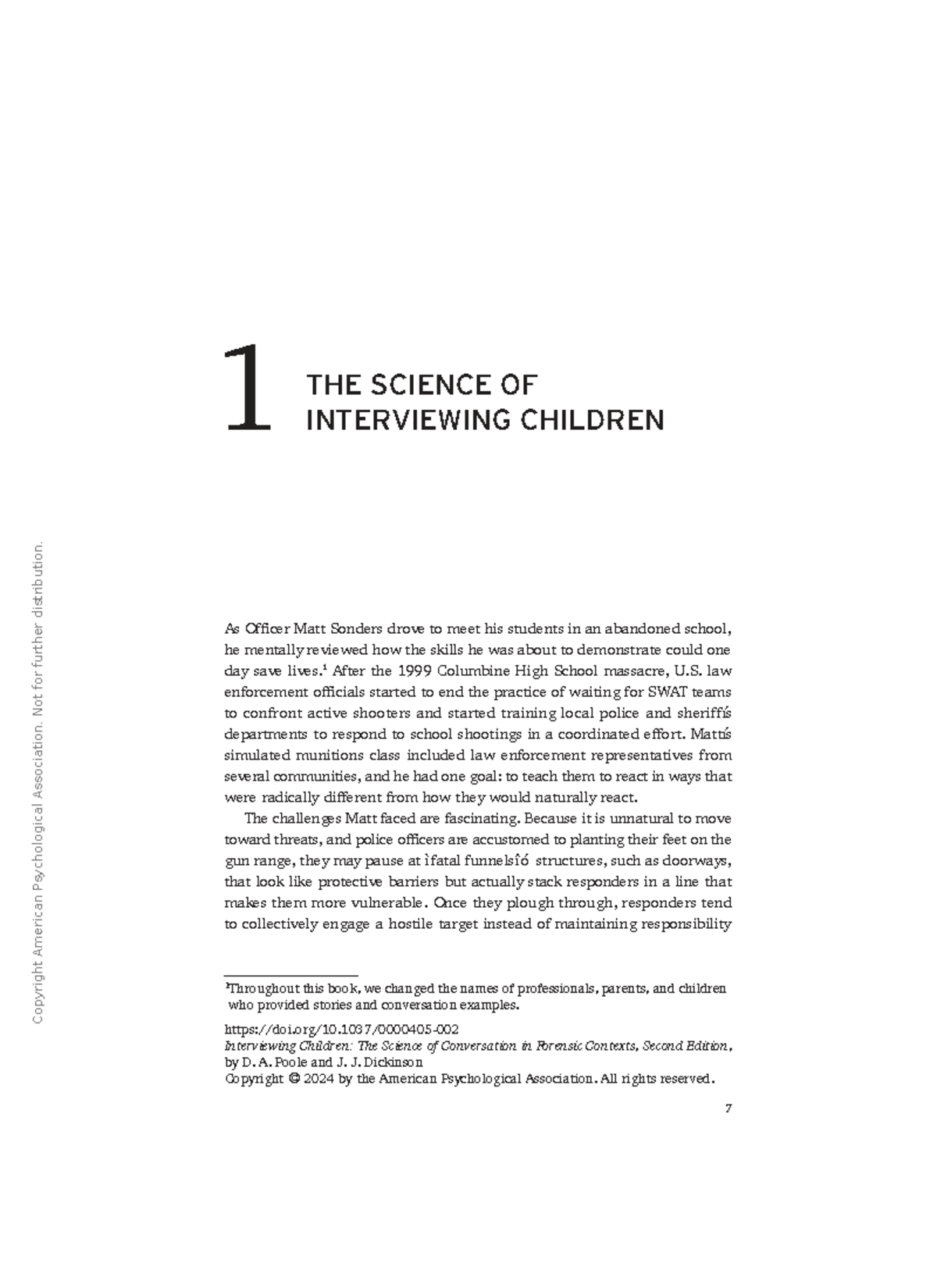 Interviewing Children: The Science and Practice in Forensic Contexts ...