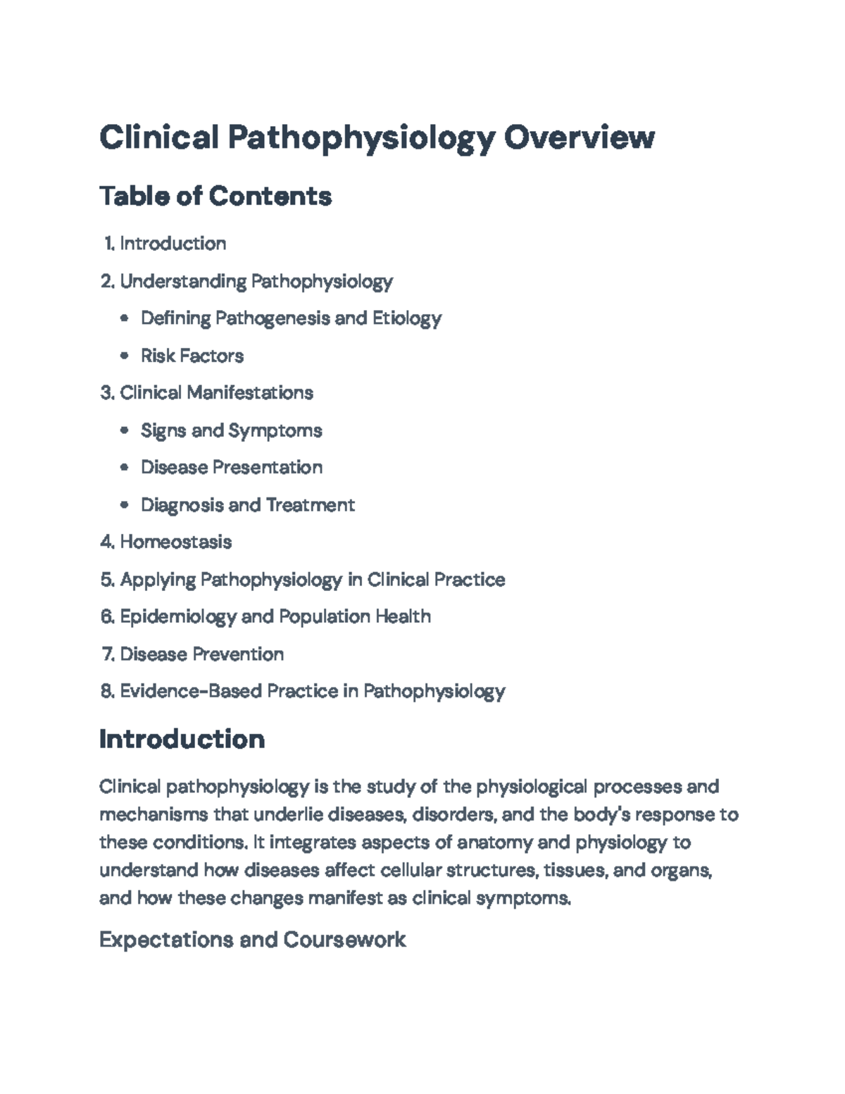 Clinical Pathophysiology: Concepts, Mechanisms, and Practice Insights ...