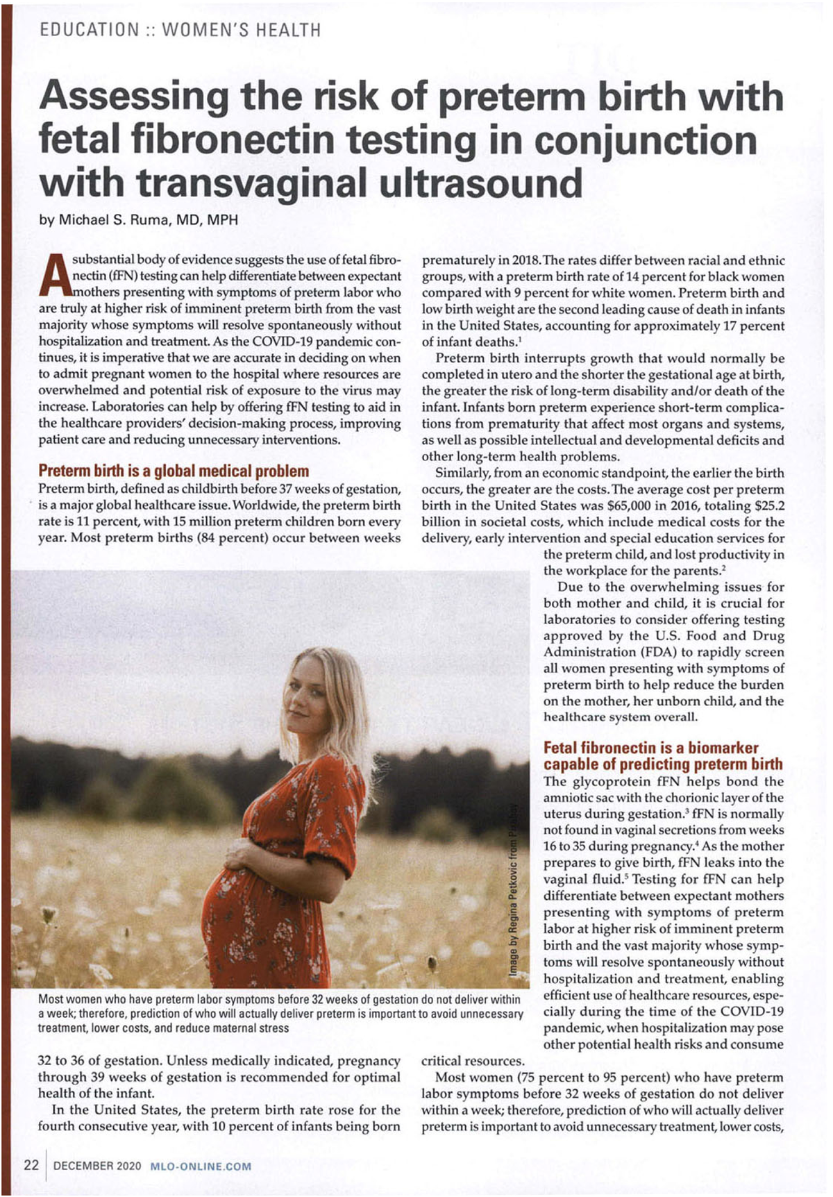 EDUCATION HEALTH: fFN Testing & Transvaginal Ultrasound for Preterm ...