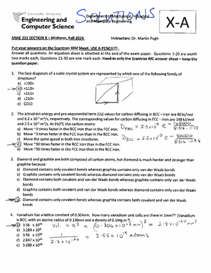 Materials Science Notes: Metals, Properties, and Crystal Structures ...