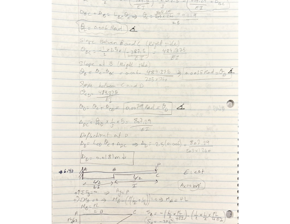 Assignment 4: Analysis of Radial Slopes and Deflections in Structures - Studocu