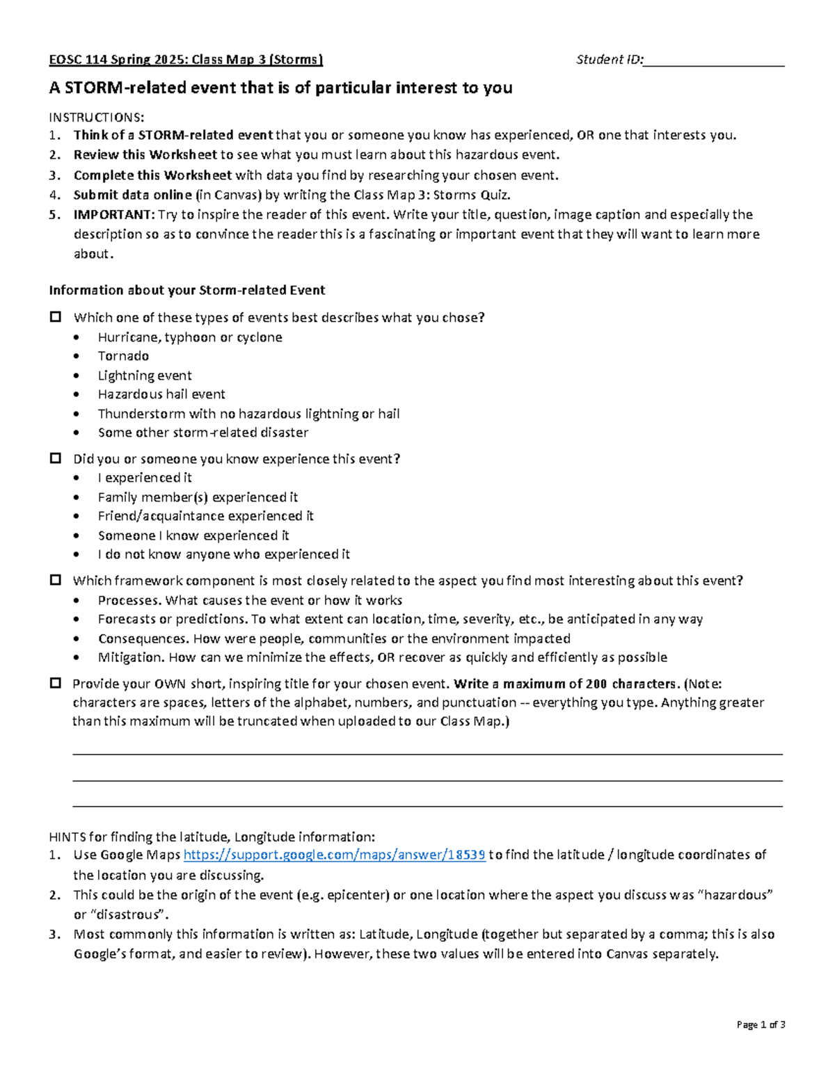 EOSC 114 Spring 2025: Class Map 3 - Exploring Storm Events and Impacts ...