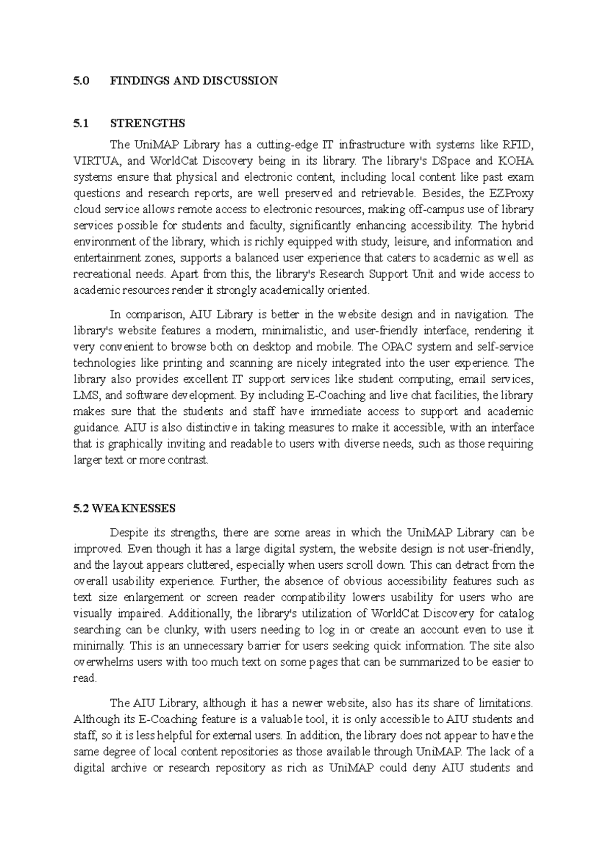 IMD162 Assignment: Findings and Discussion on Library Strengths ...