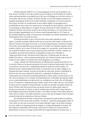 IB Lengua y Literatura NS - Tips Prueba 1 - Criterios Prueba 1- IB L ...