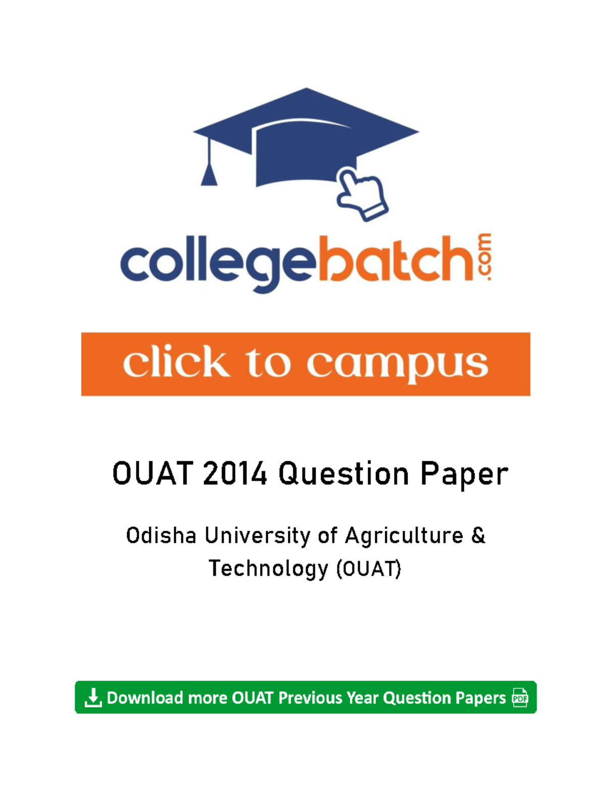 OUAT 2014 Physics Question Paper with Answer Key - Studocu