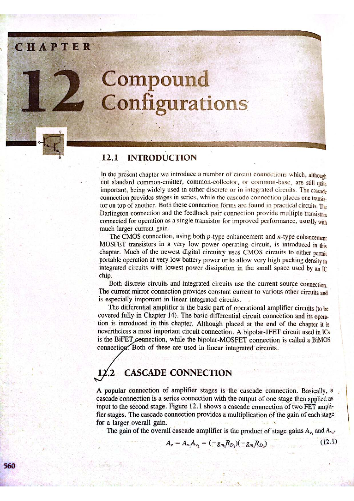 CHAPTER 12: Compound Configurations in Circuit Design - Studocu