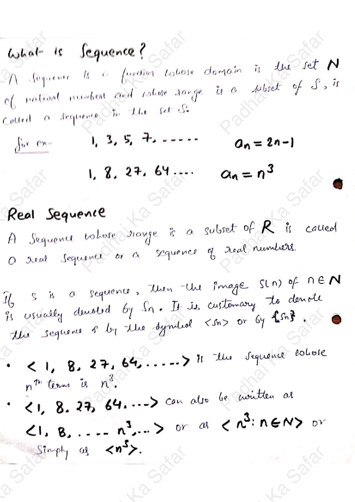 Real Analysis Notes: Key Concepts and Theorems - Studocu