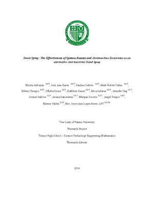 Validation Sheet FOR Survey Questionnaire - VALIDATION SHEET FOR SURVEY ...