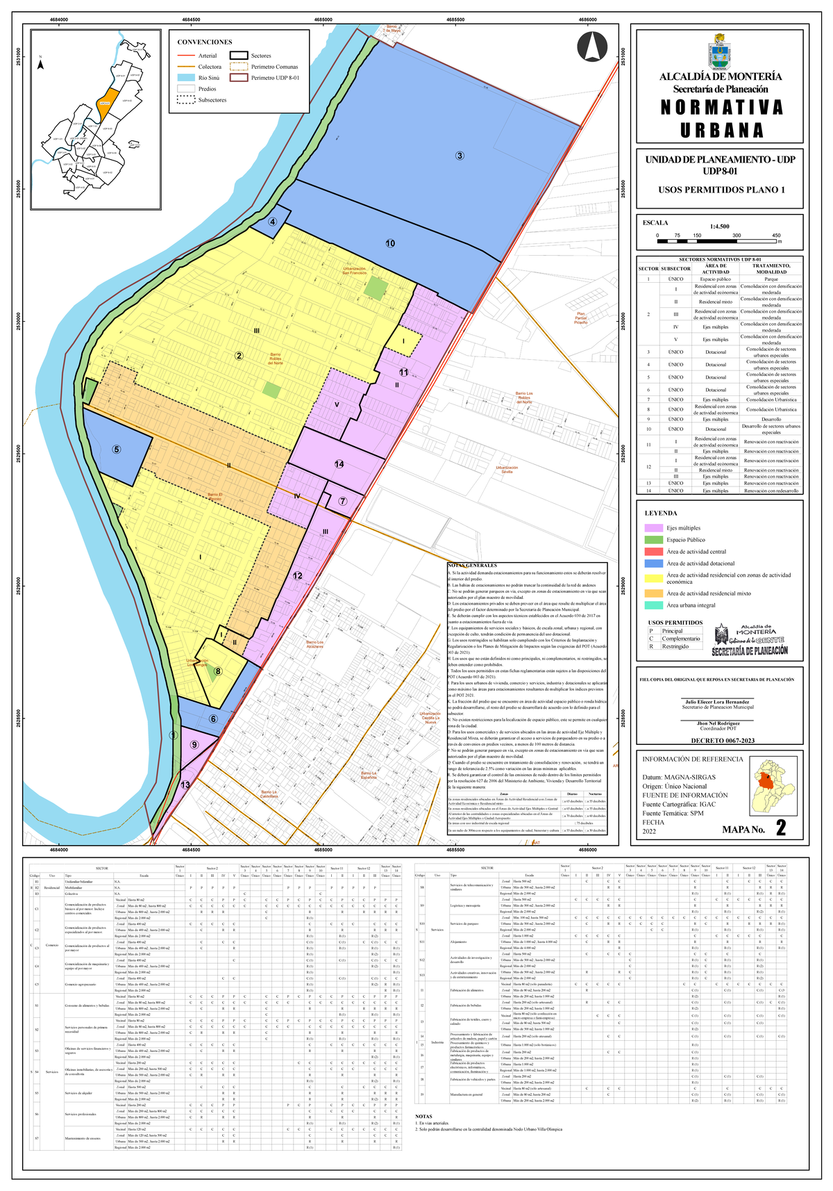 4. Plano de Uso del Suelo en Montería - UDP 8- Normativa Urbanística - Studocu