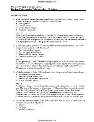 04 - Chapter 4 Altered Cellular and Tissue Biology - TESTBANKSELLER ...