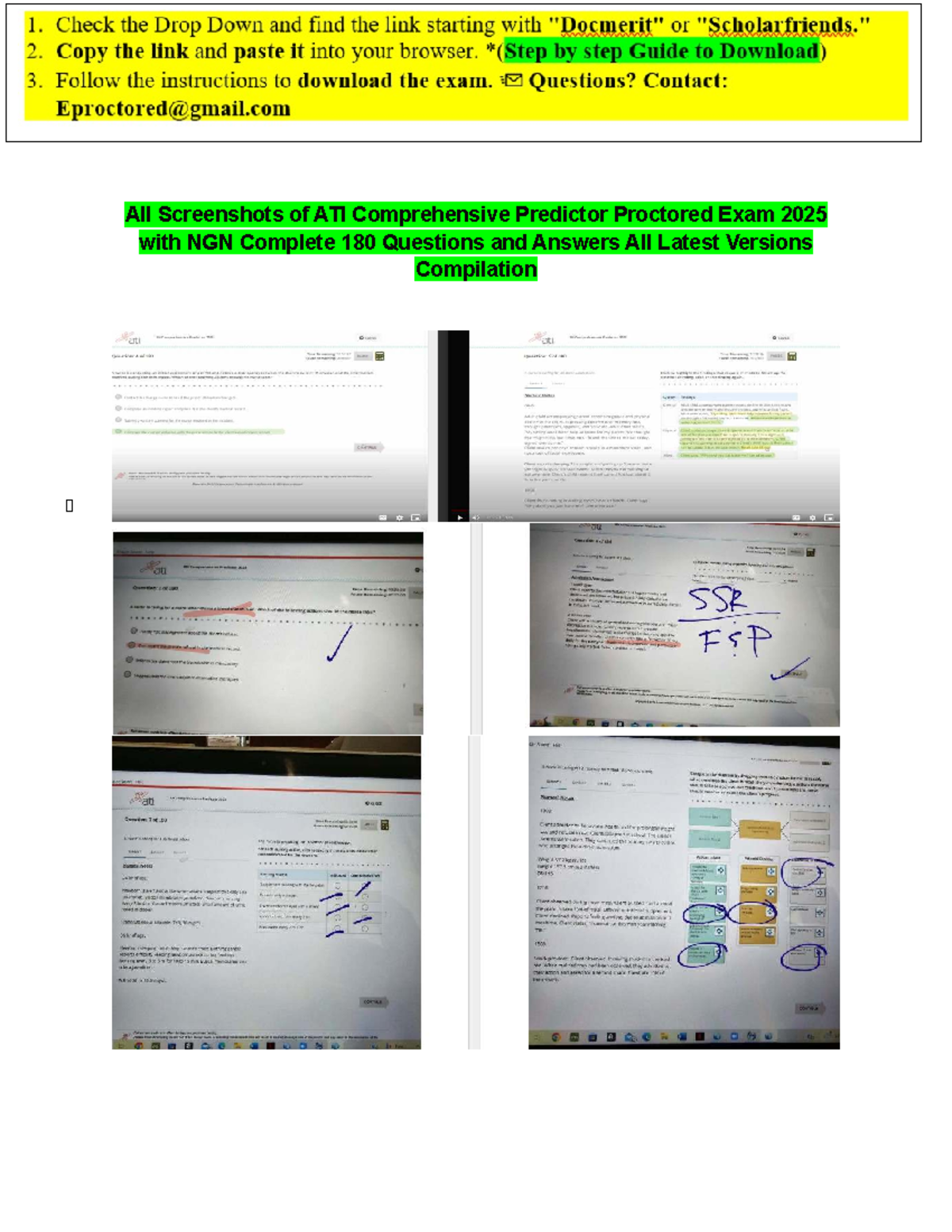 RN ATI Comprehensive Predictor Study Guide (2025) with NGN – All #180 ...