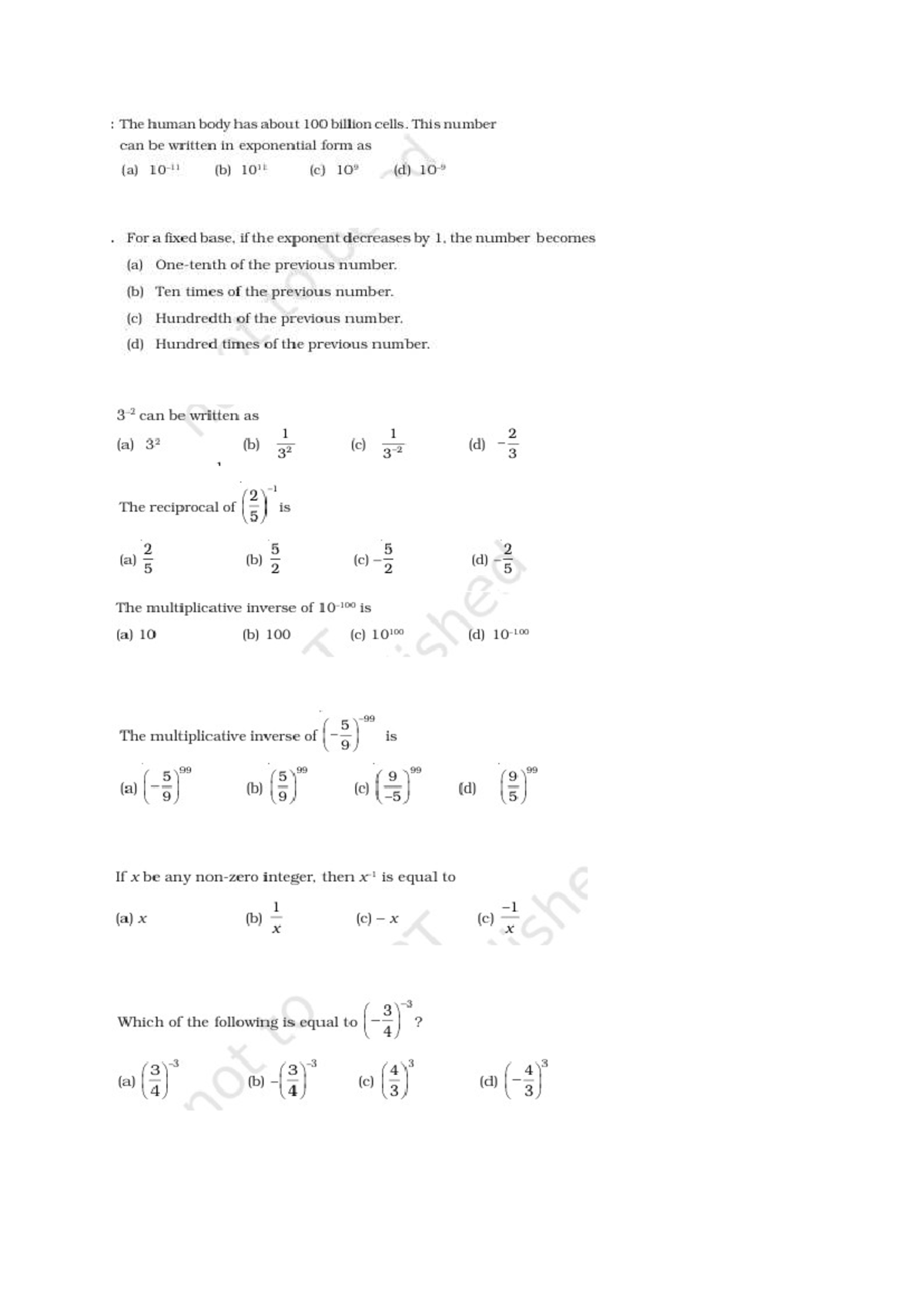 Chapter 10 Assignment: Understanding Exponential Notation and Cell ...