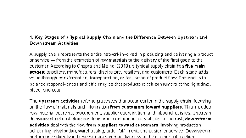 Supply Chain Management Overview: Key Concepts and Strategies (Mực ...