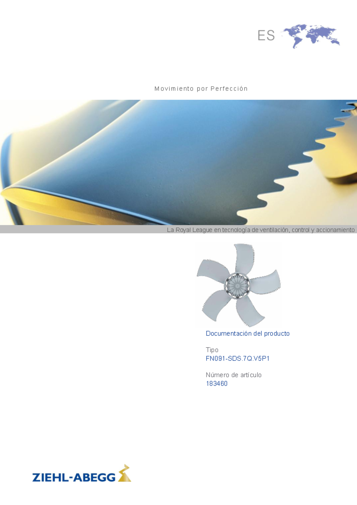 FN091-SDS - Curvas de Rendimiento y Especificaciones del Ventilador ...