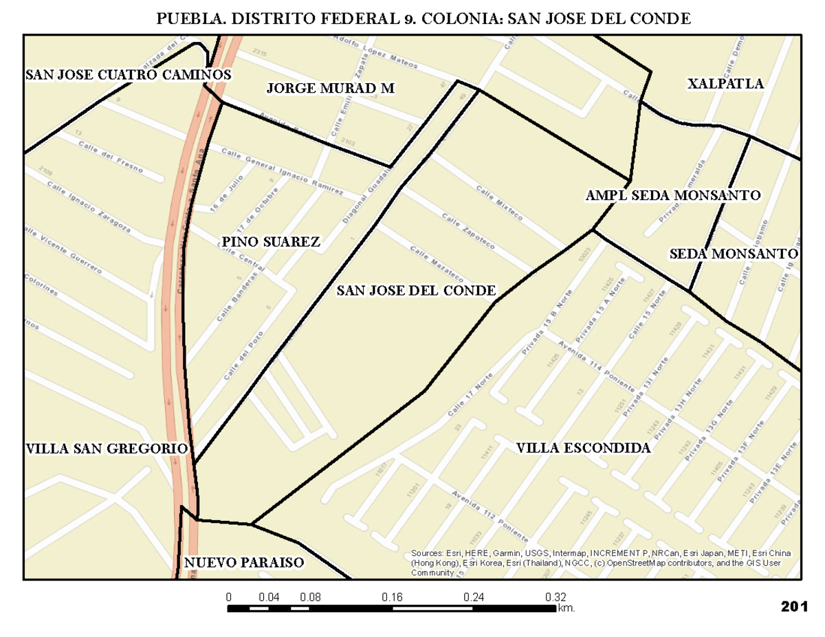 Mapas y Colonia en Puebla: Distrito Federal 9 - Parte 03 - Studocu