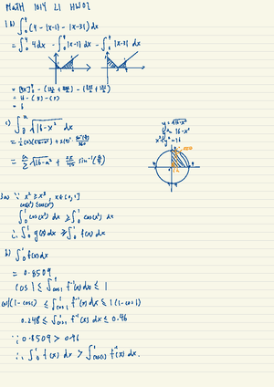 Math1014 Calculus II Spring 2022 Midterm Exam Part 3 Solutions - Studocu