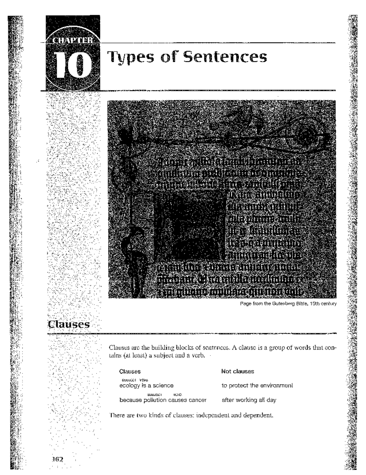 Sentence structure - practice writing - Page from the Gutenberg Bible ...