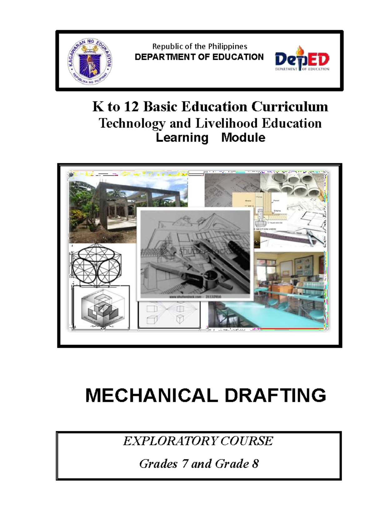 K to 12 TLE Mechanical Drafting Learning Module for Grades 7-8 - Studocu