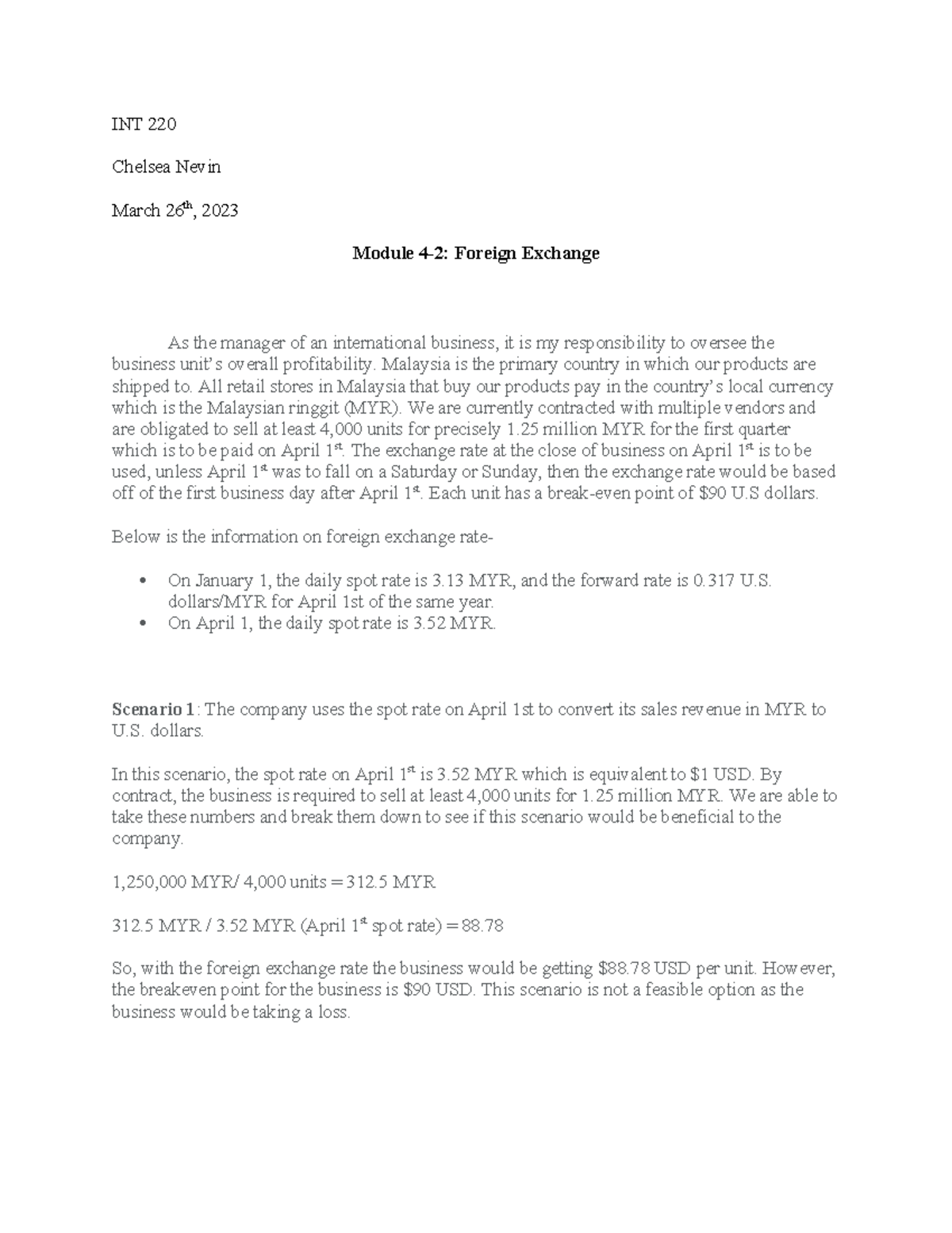 INT 220 Module 4 - Coursework - INT 220 Chelsea Nevin March 26th, 2023 ...