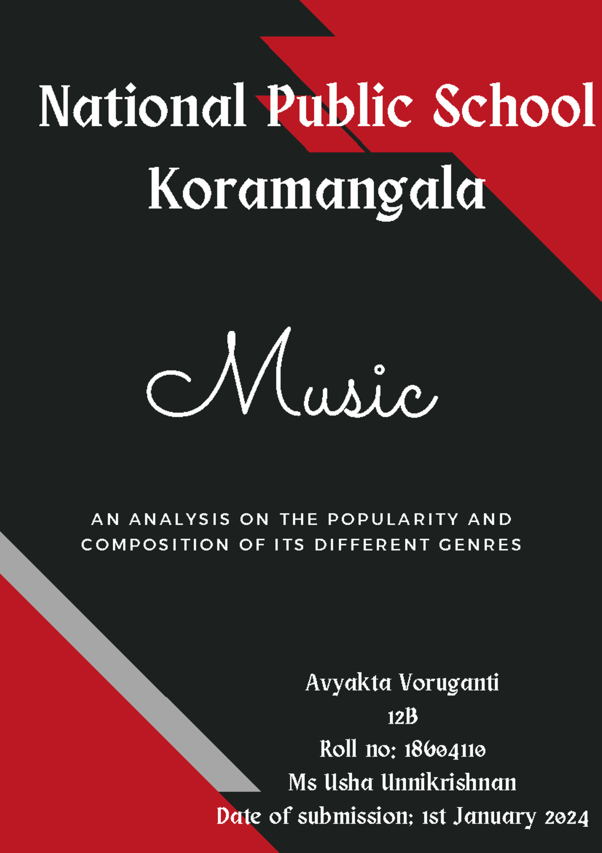 English A: Language and Literature SL - Analysis of Music Genres - Studocu