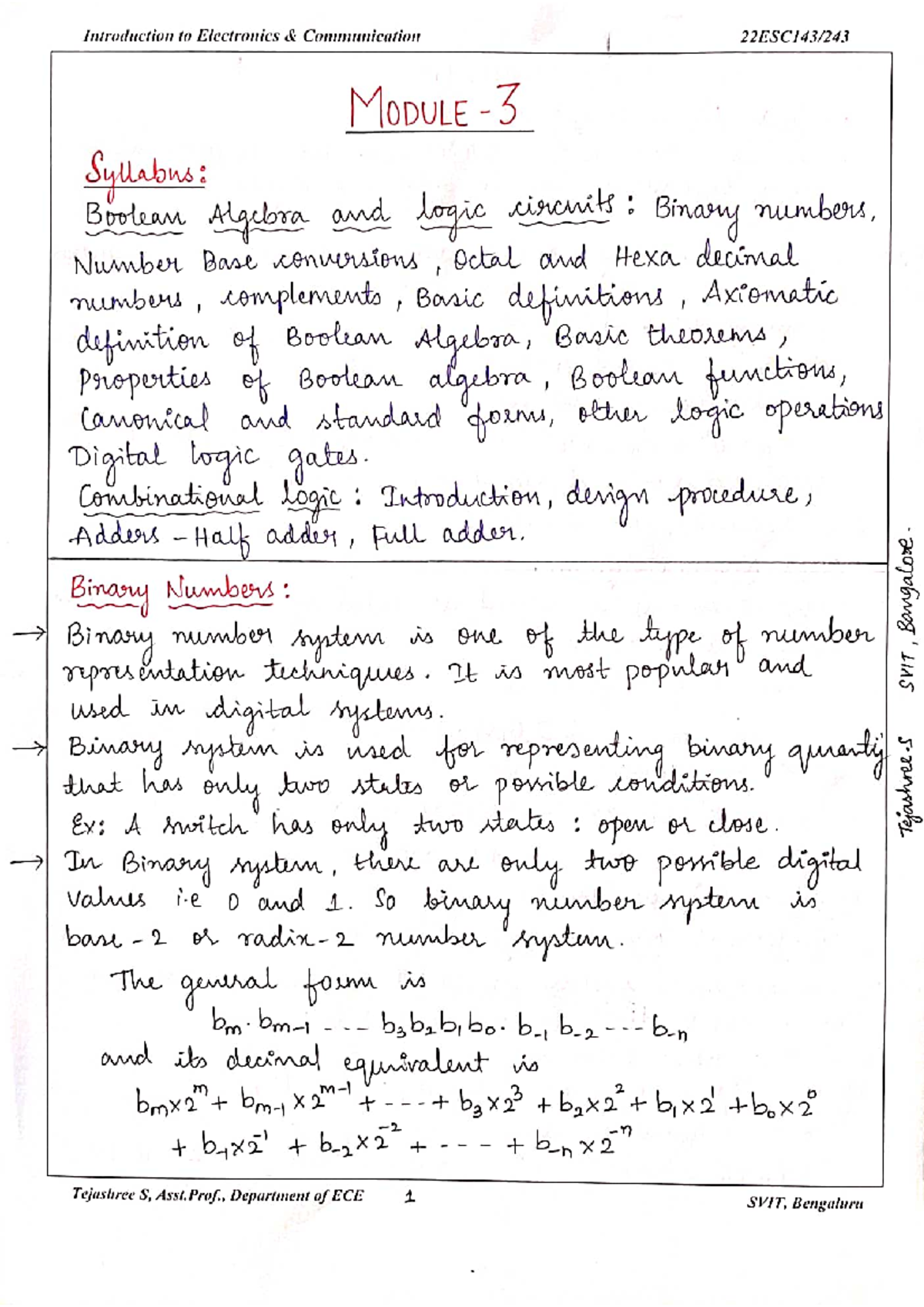 Module 4: Basic Electronics - Boolean Algebra & Logic Circuits - Studocu