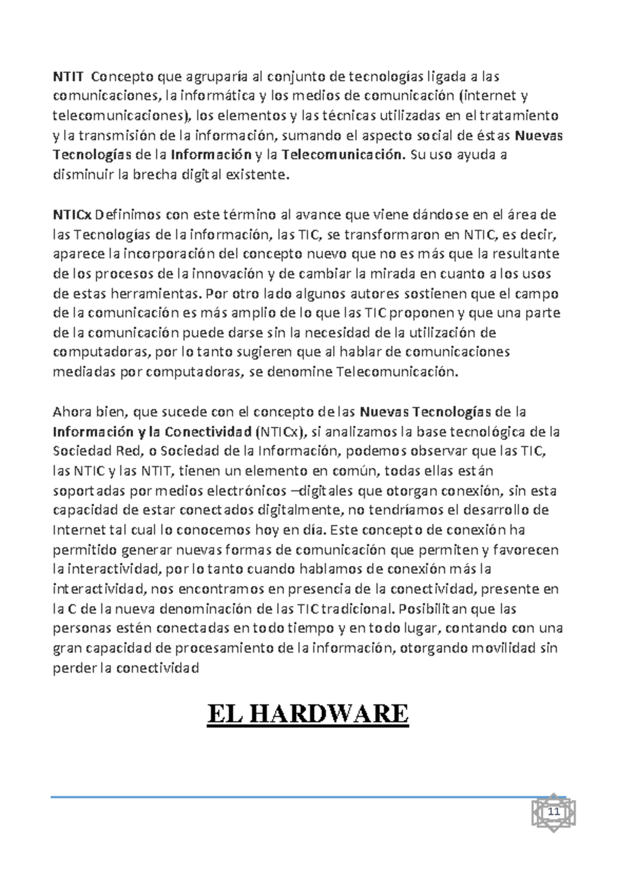 Alfabetizacion computacional - NTIT Concepto que agruparía al conjunto ...