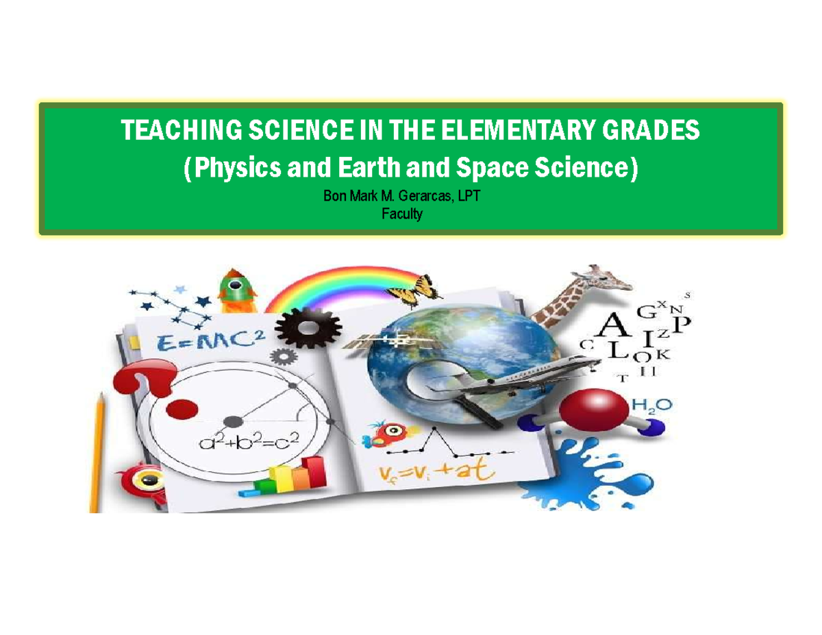 Teaching Science in Elementary Grades: K to 10 Curriculum Insights ...