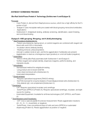 🧪 DEHYDRATION & CLEARING Techniques: Notes for Lab Procedures - Studocu