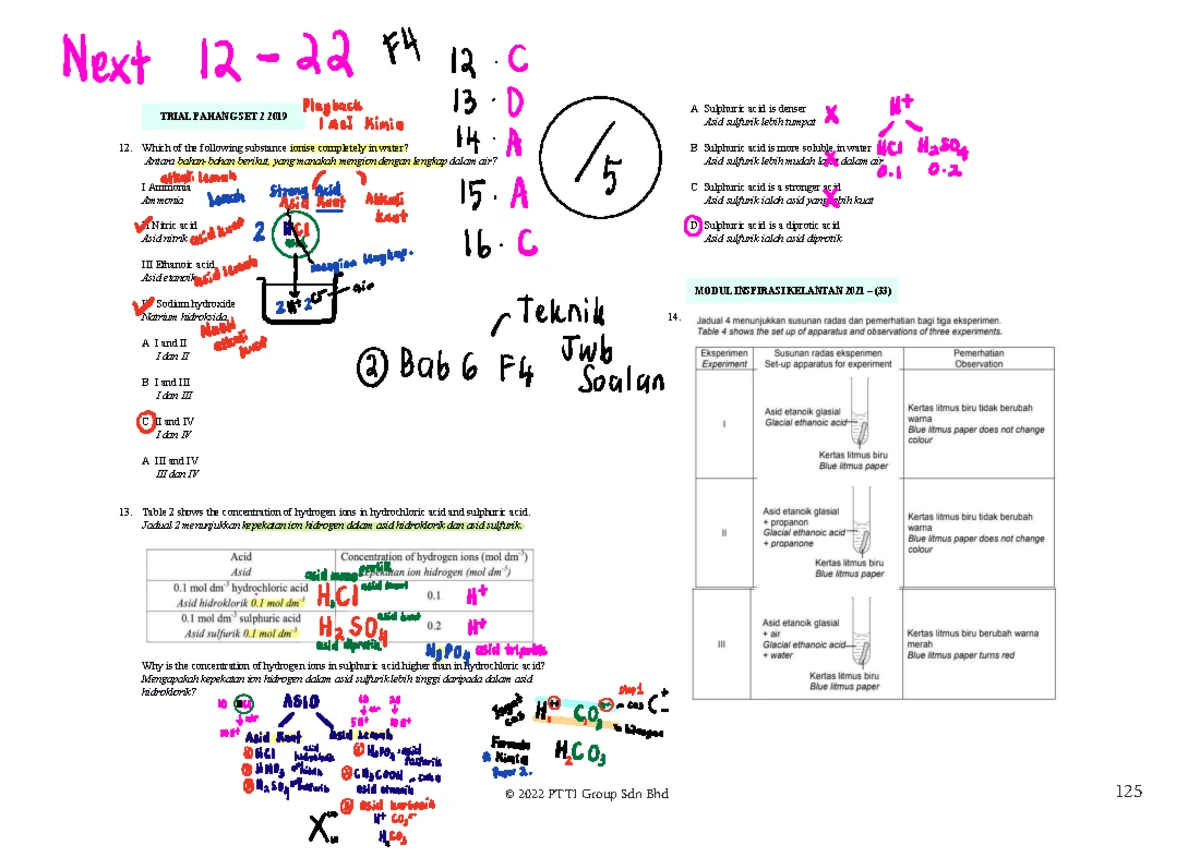 TRIAL KIMIA SPM 2024 - KERTAS 2: FORMULA & PERSAMAAN KIMIA - Studocu