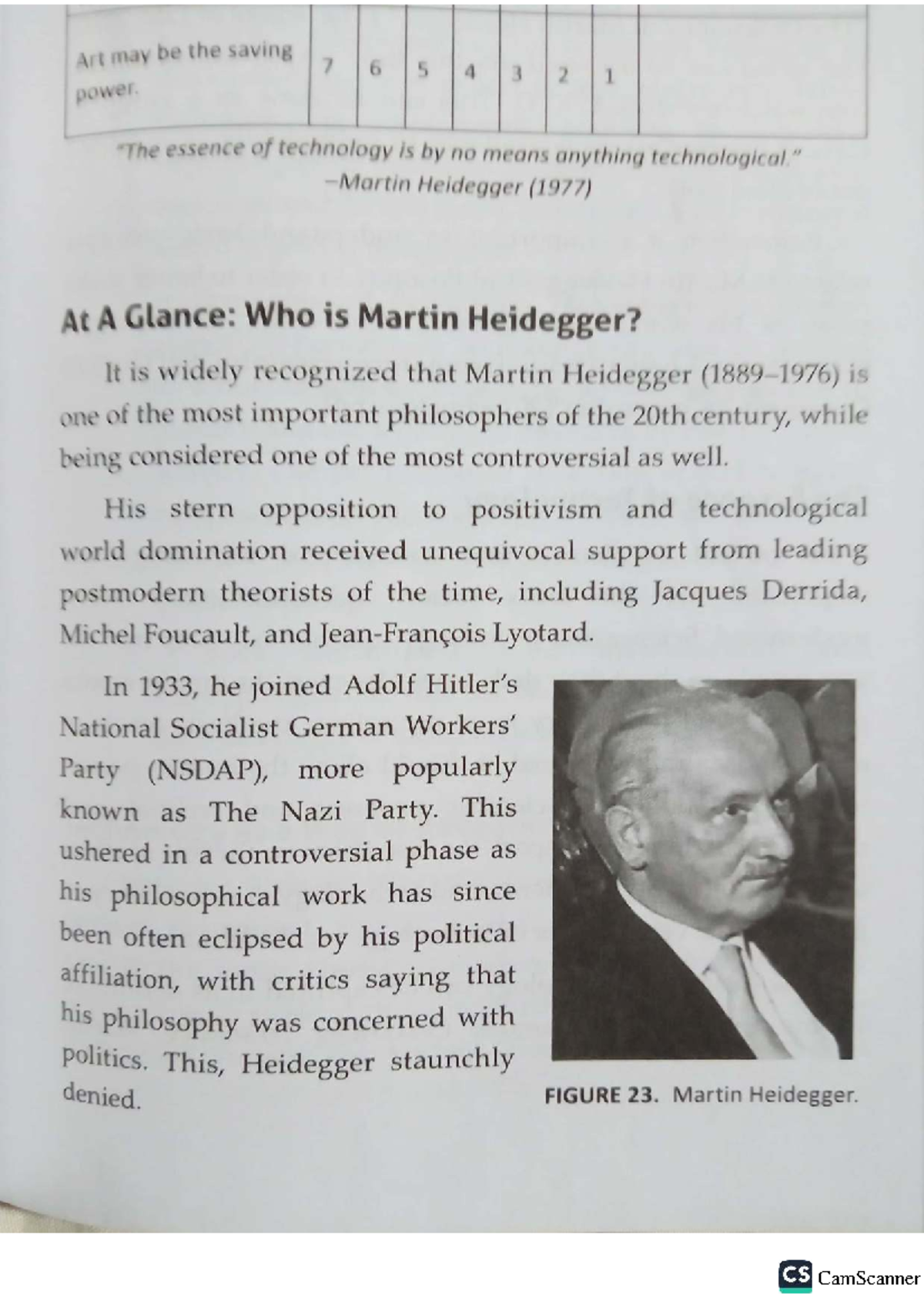 STS 7654321: Technology as a Way of Revealing in Heideggerian Thought ...