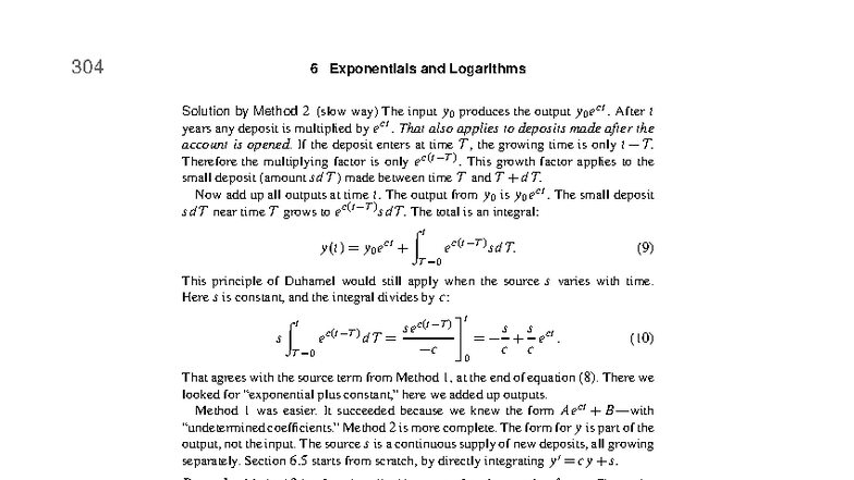 CH6 Part 08 - Calculus Notes on Exponentials & Logarithms Solutions ...