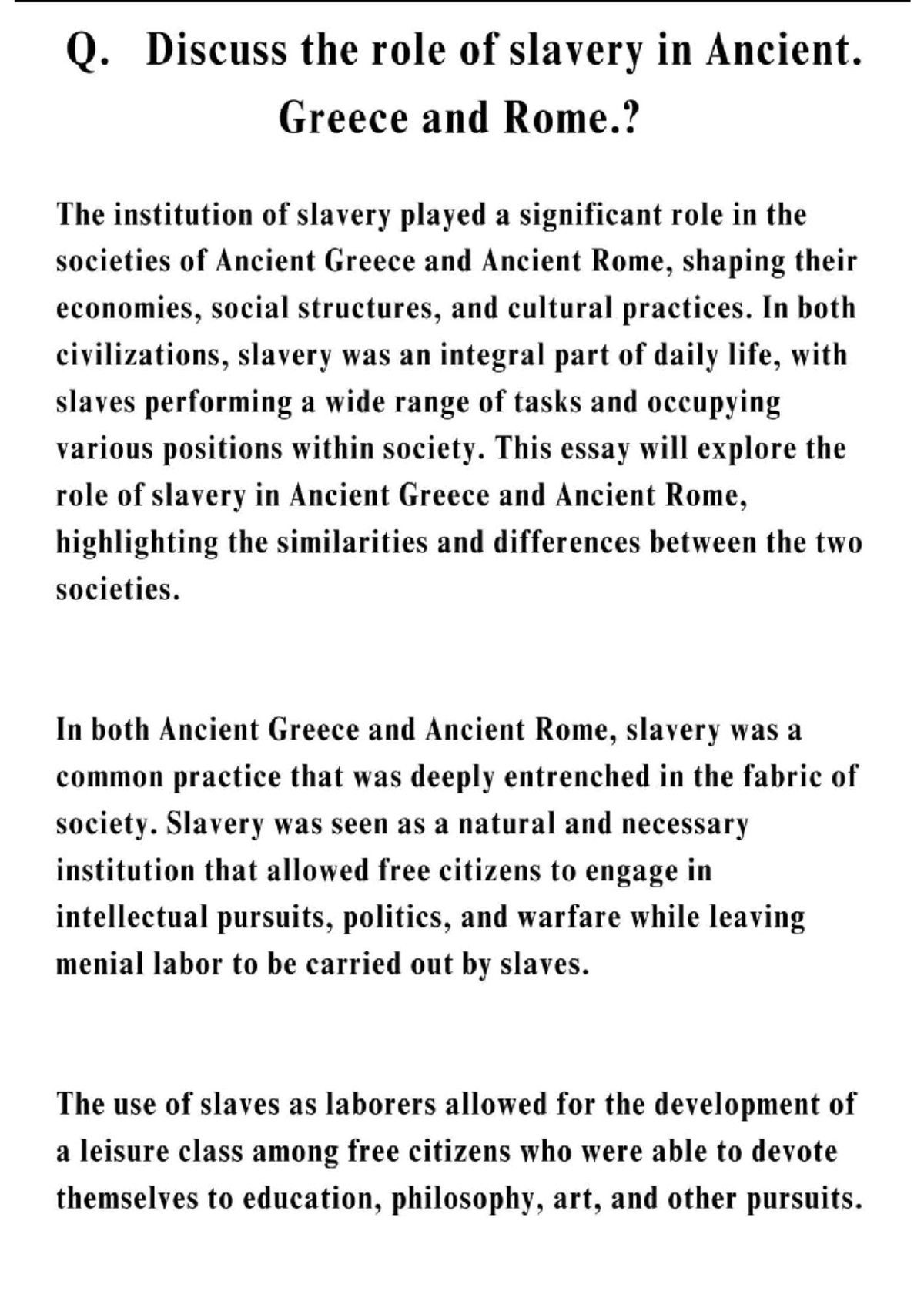 DOC-20250216-WA0007 - The Role of Slavery in Ancient Greece and Rome ...
