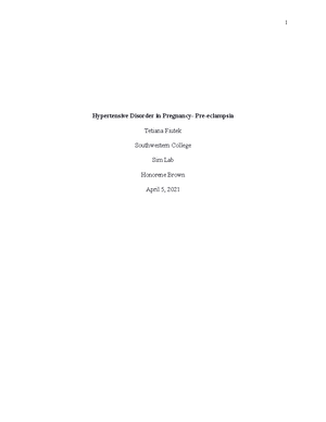 ALT System Disorder - Identifying Potential Complications for a ...