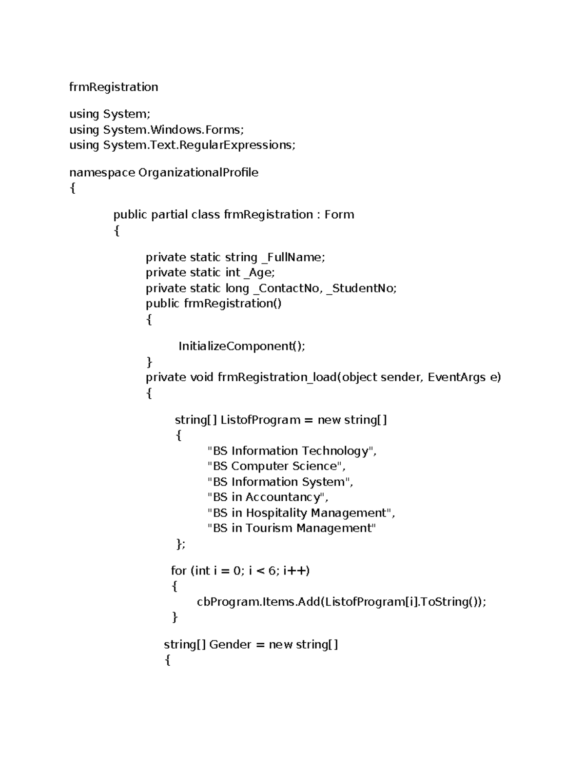 Laboratory Exercise 1: Event-Driven Programming (Course Code: 01) - Studocu