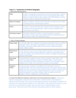 Unit 3 Cultural Patterns and Processes - Topic 3 – Introduction to ...