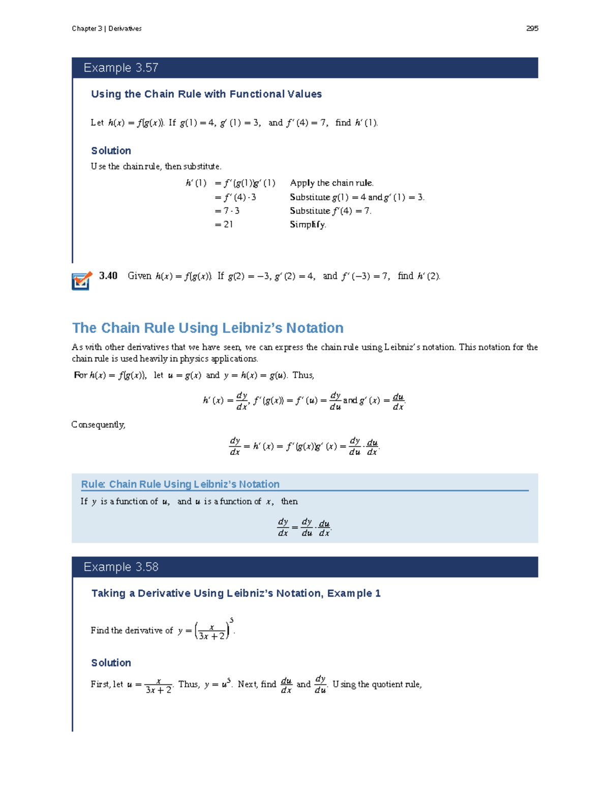 Chapter 3: Derivatives and the Chain Rule - Calculus 1 - Studocu