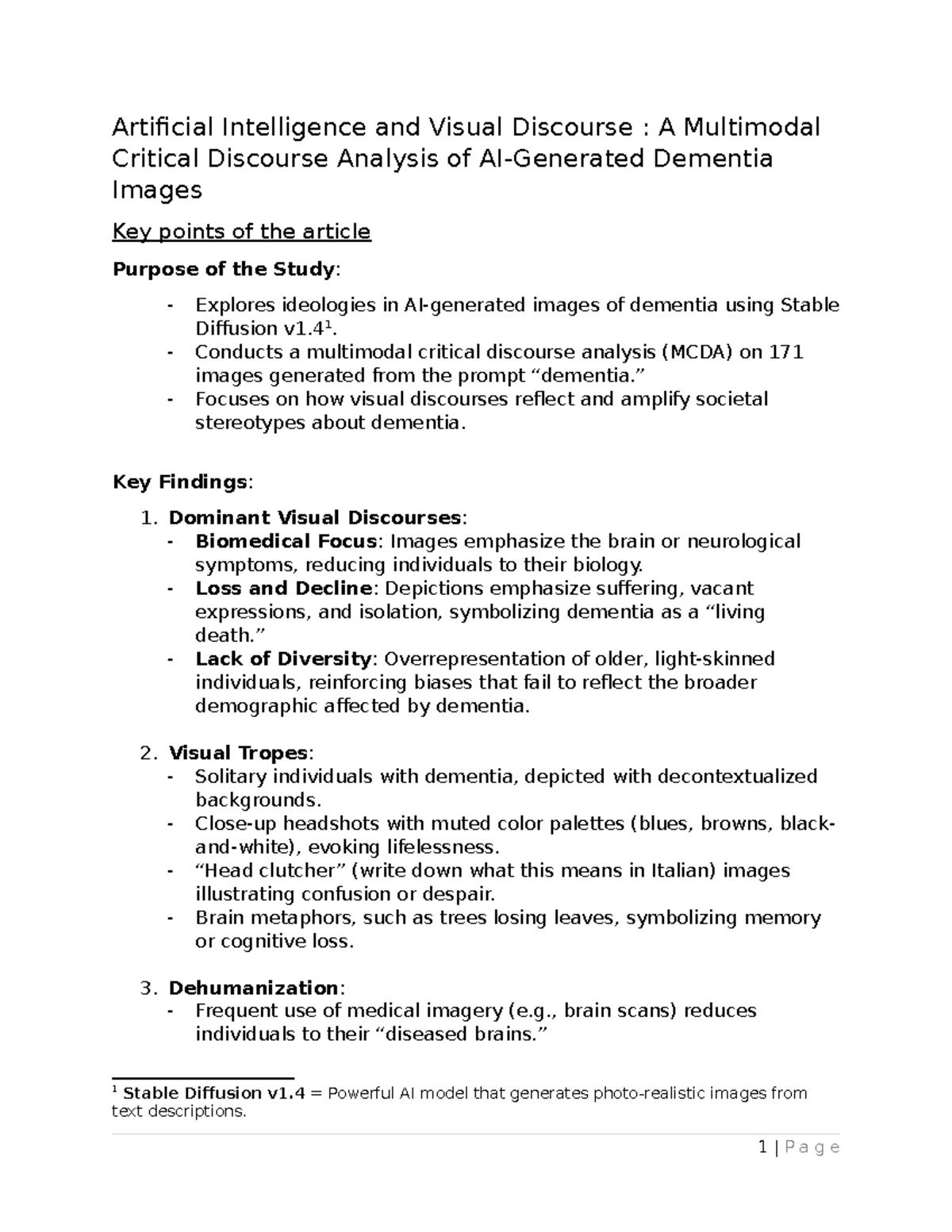 Artificial Intelligence and Visual Discourse: MCDA of Dementia Images ...