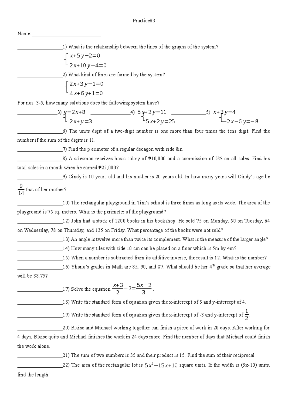 Practice#3 - Math Contest Reviewers Guide - Studocu