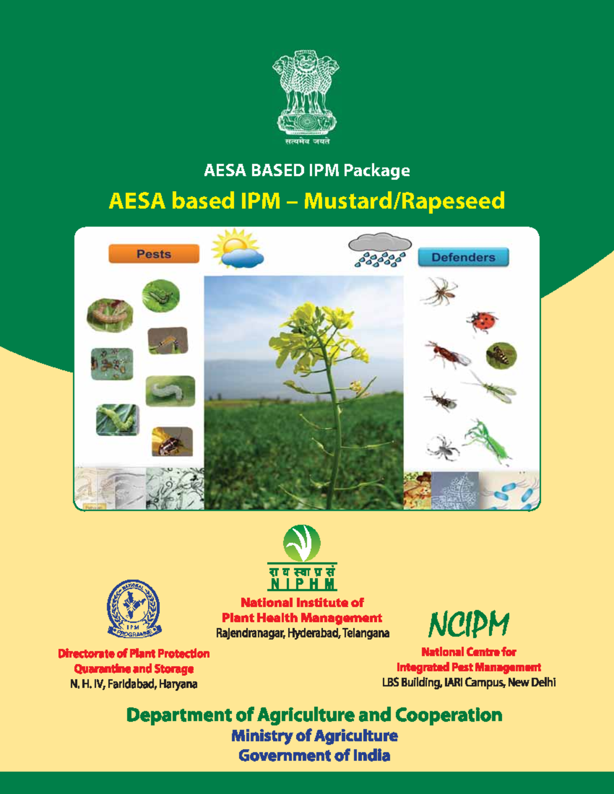 Mustard rapeseed - AESA BASED IPM Package AESA based IPM – Mustard ...