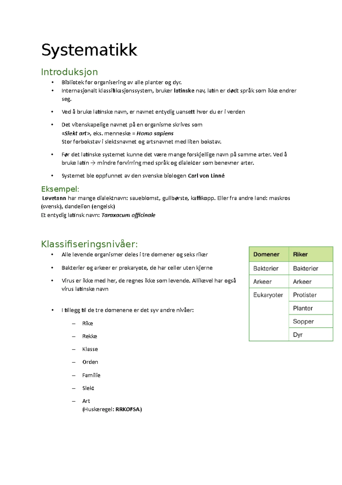 Økologi: Begreper og Viktige Konsepter for Studieformål - Studocu