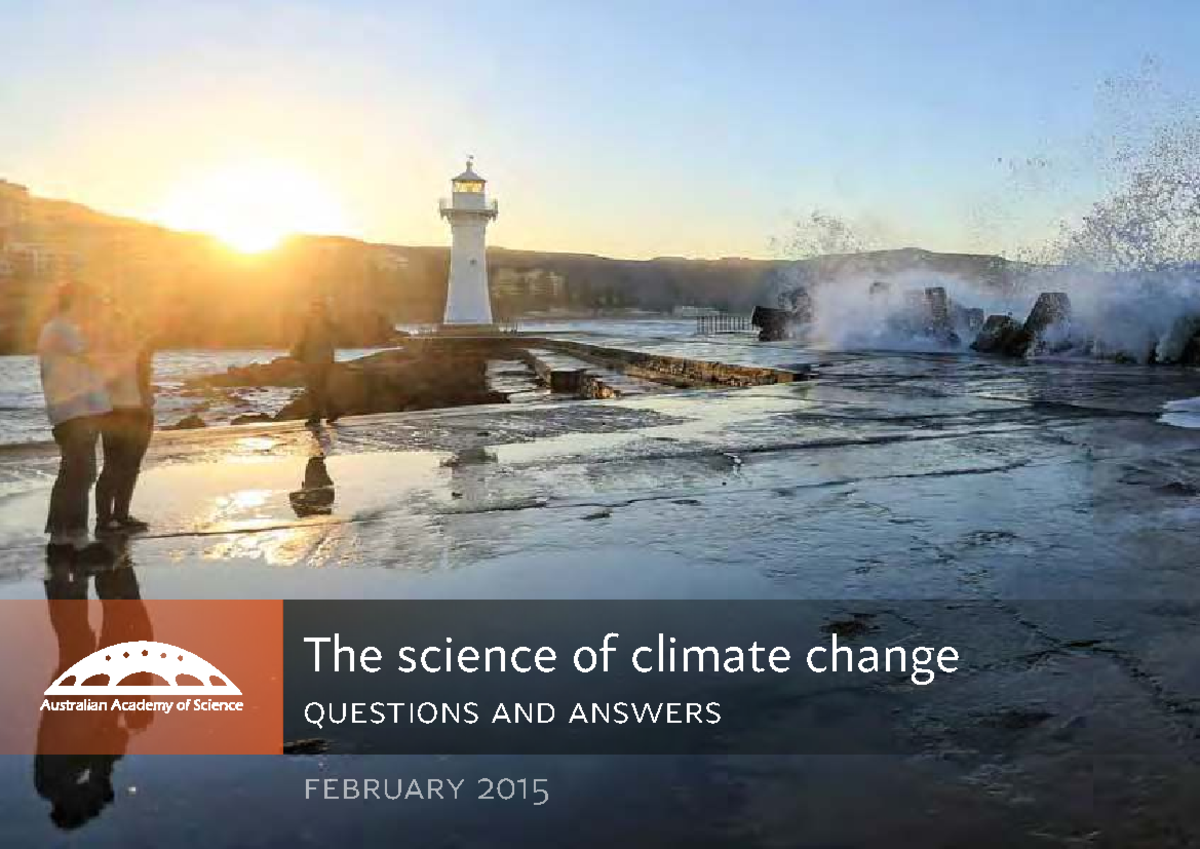 The Science of Climate Change: Q&A Overview (Week 7) - Studocu