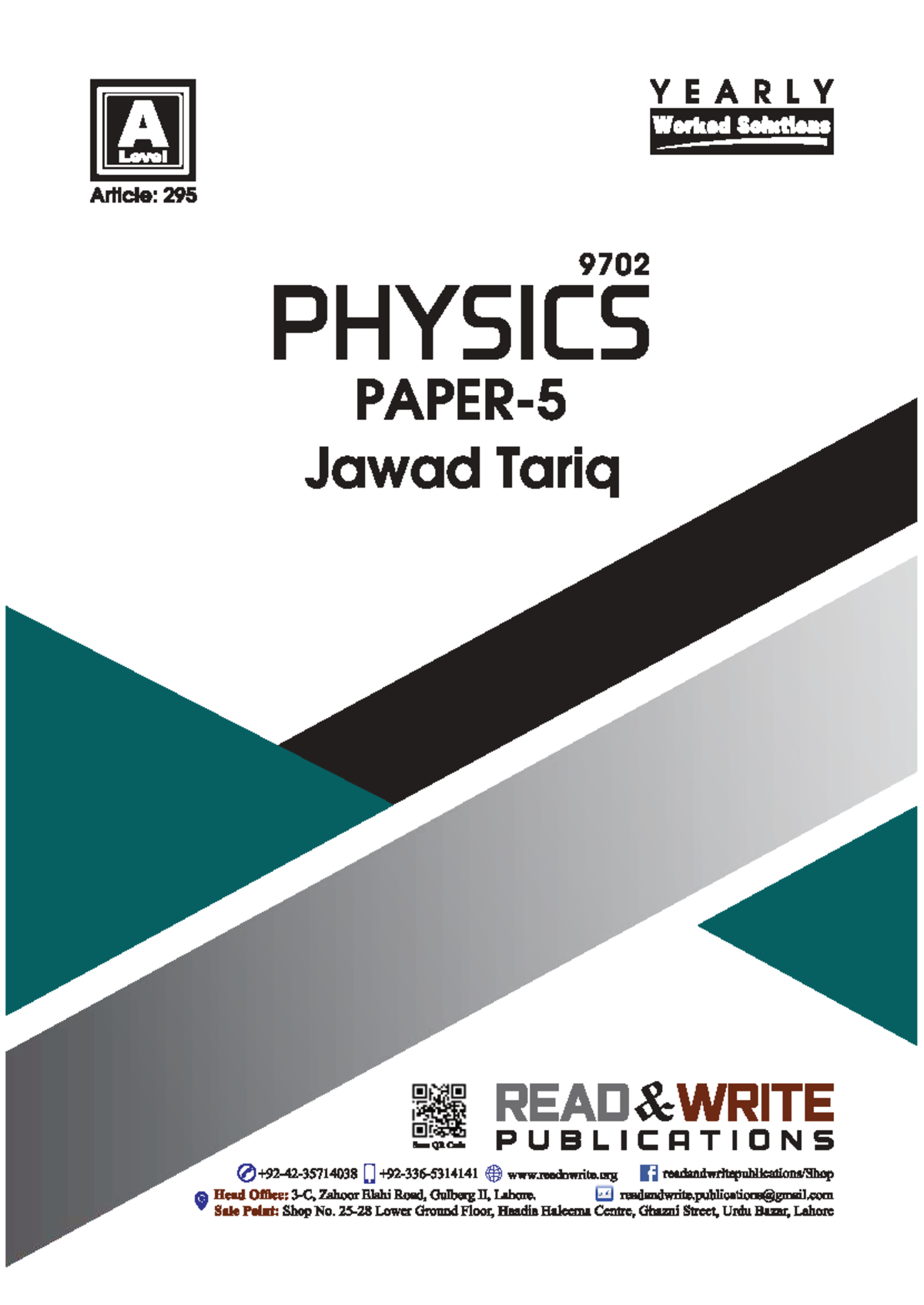 A Level Physics Paper 5 Yearly Worked Solutions by Jawad Tariq - Studocu