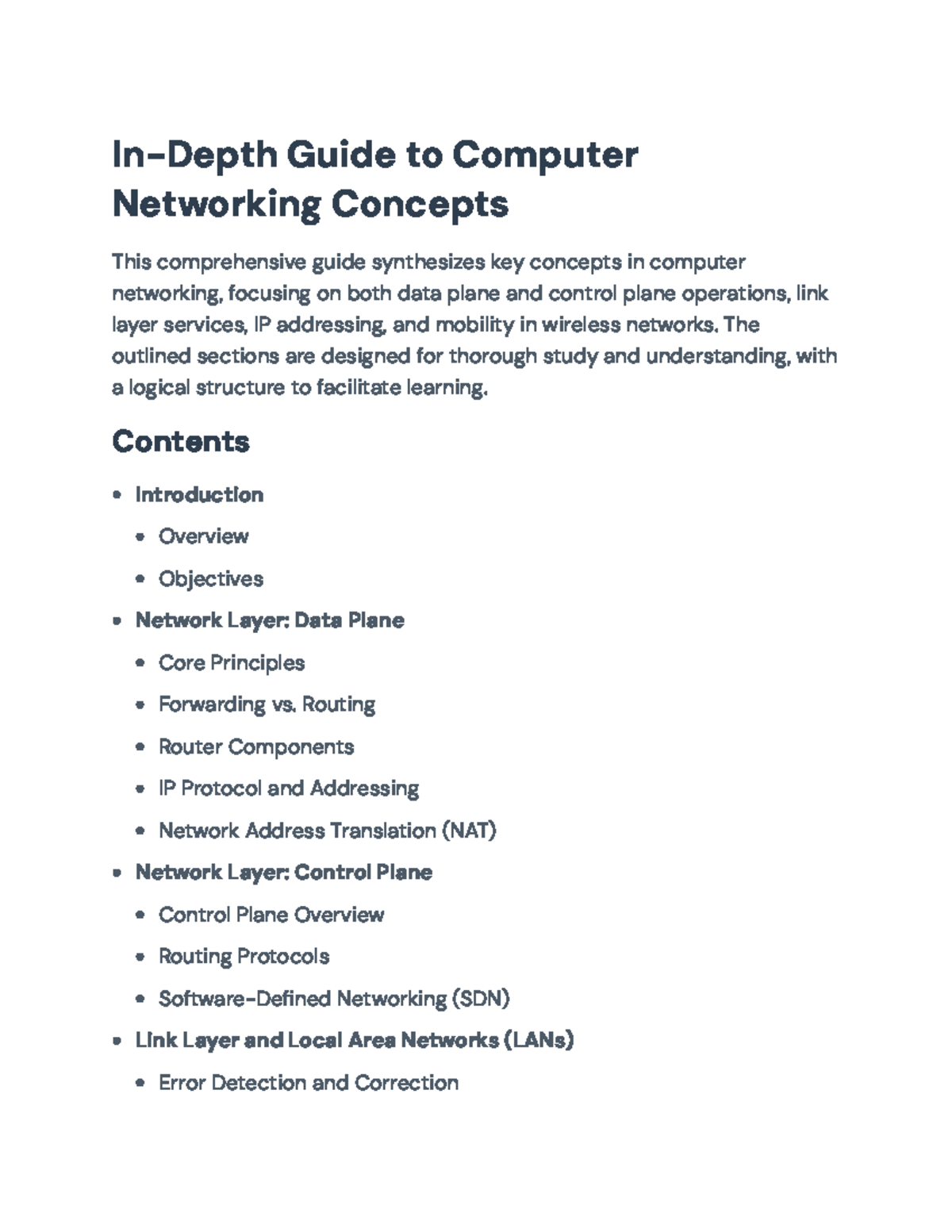 Comprehensive Guide to Computer Networking Concepts for Students - In ...