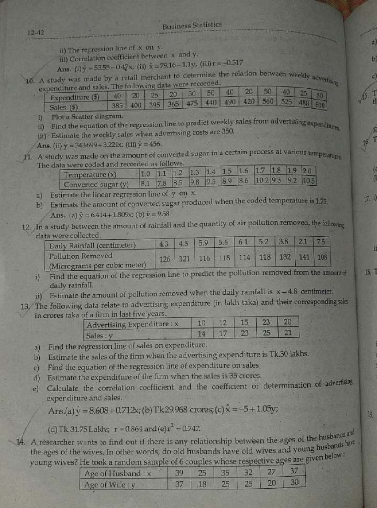 Business Statistics: Regression Analysis Assignment (BS 201) - Studocu