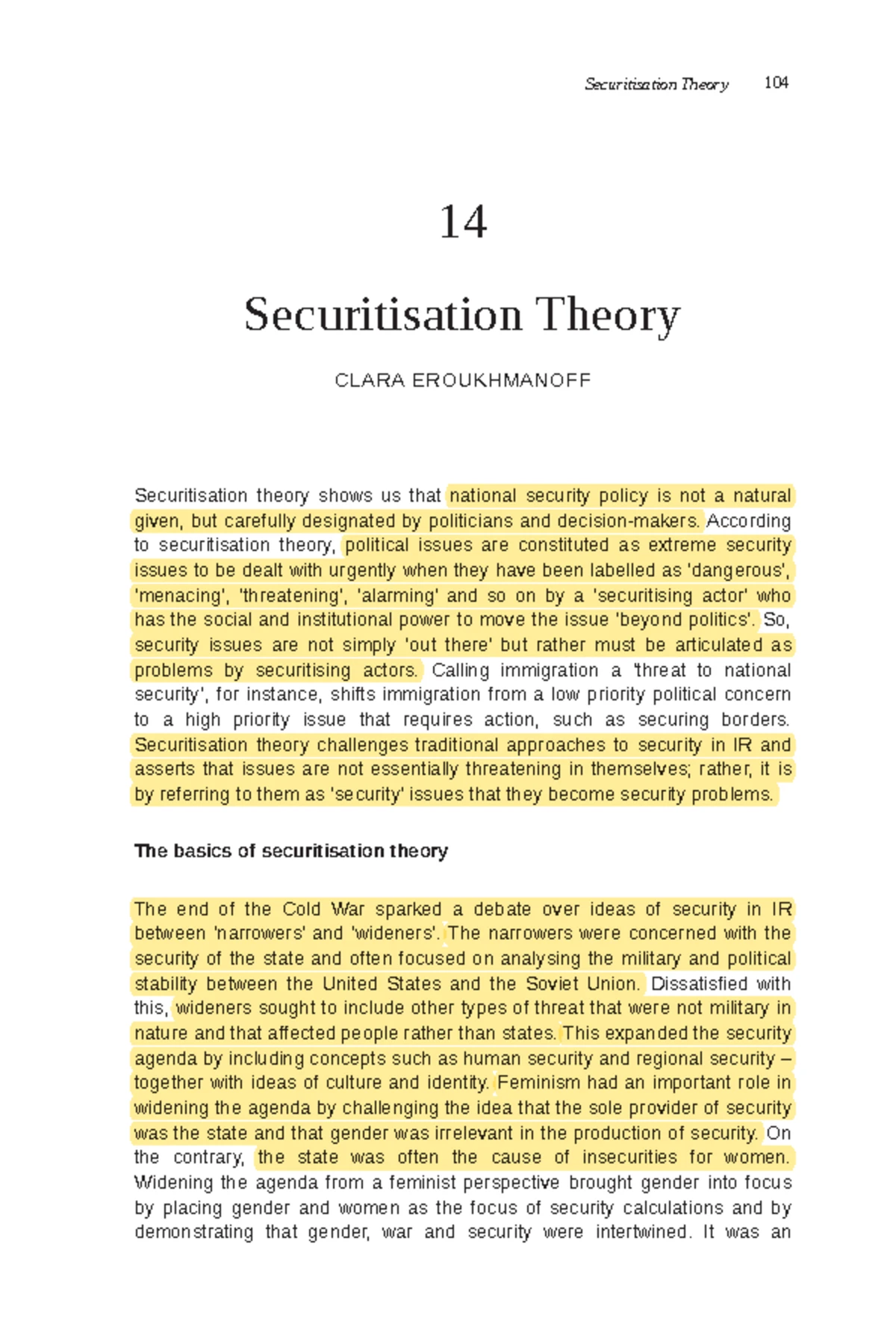 Securitization Theory-56 - The ‘Isms’ Are Evil. All Hail the ‘Isms ...