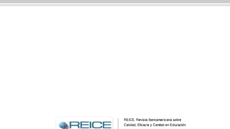 Investigación sobre Rendimiento Académico en Educación REICE 2003 - Studocu