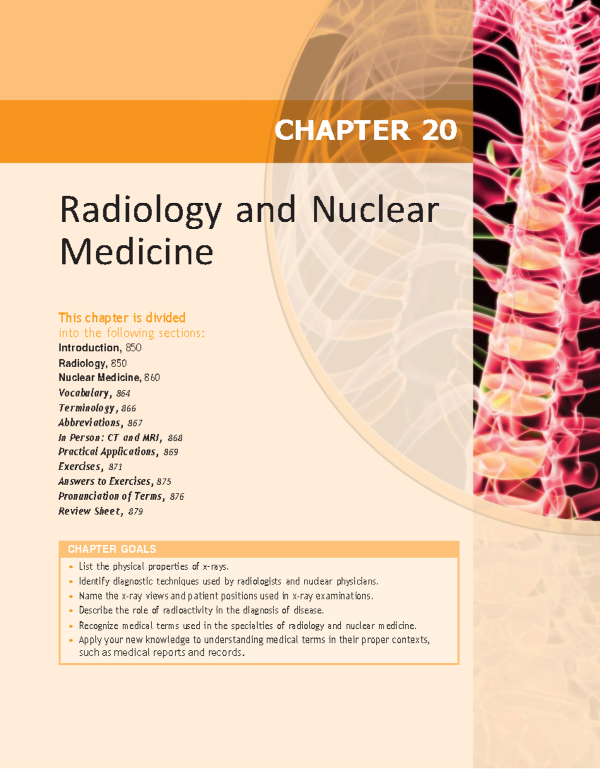 UNIT 6 CH 20: Radiology & Nuclear Medicine Overview - Studocu