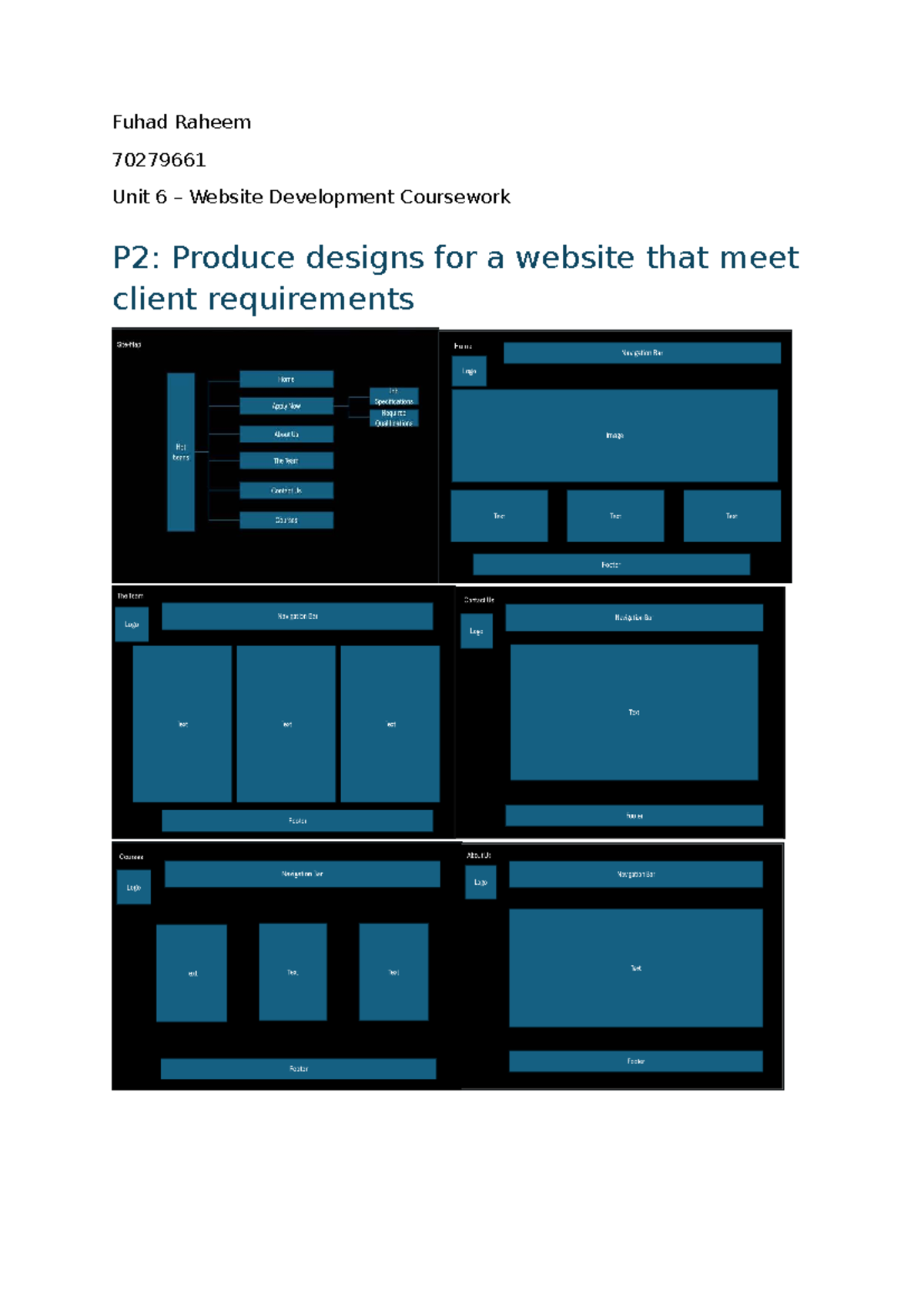 Unit 6 Web Dev Coursework P2: Website Design for Hot Beans - Studocu